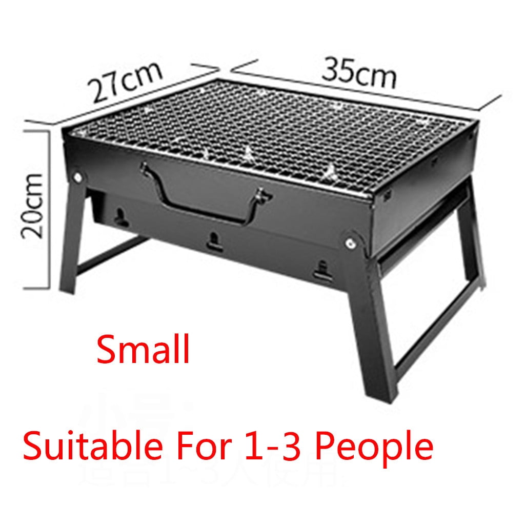 Comefolife Portable Charcoal Grill,17" Folding Portable BBQ Charcoal Grill Compact Tabletop Mini ...