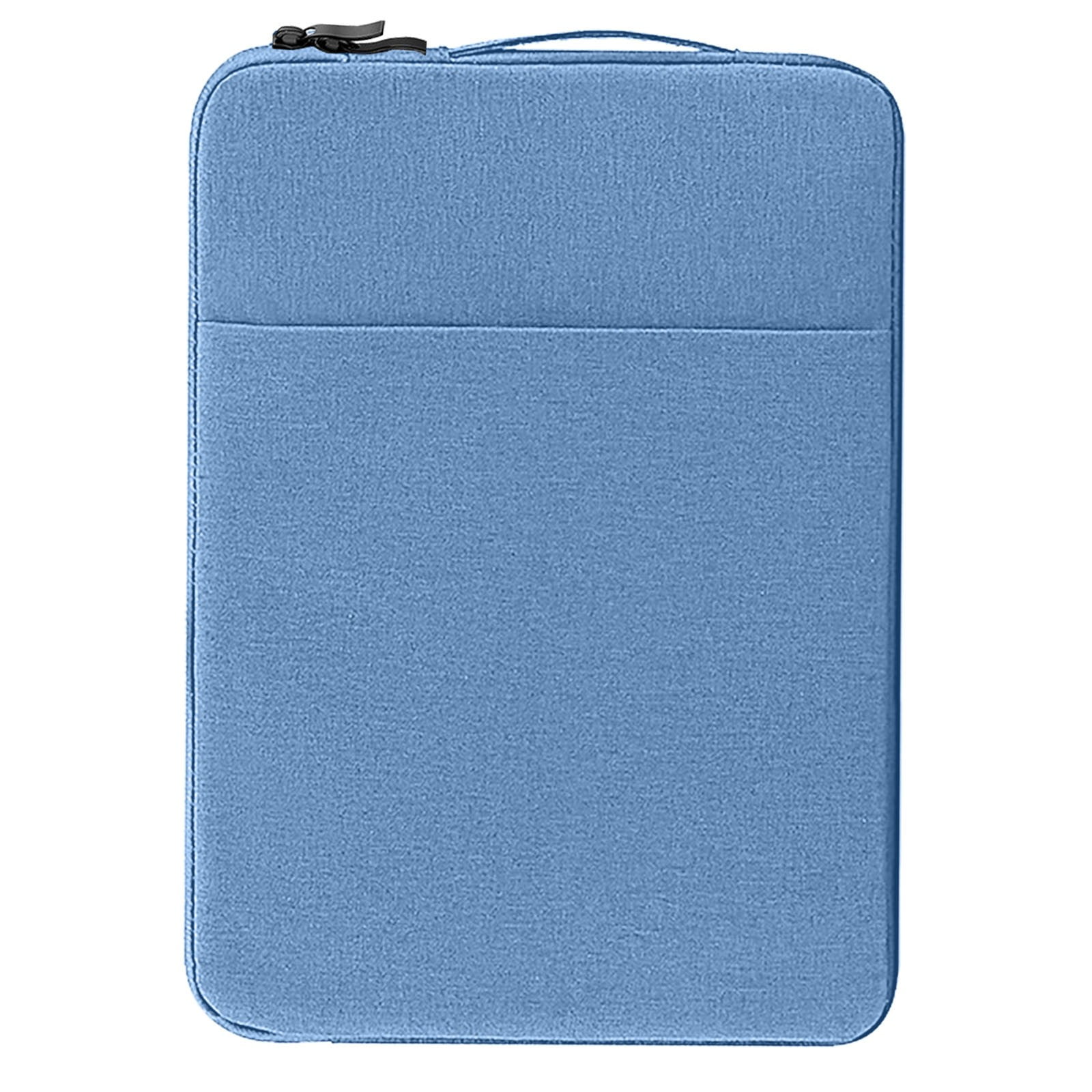 Qyaukm 15.6 Inch Laptop Sleeve Case Multi Color Linen Fabric Protective ...
