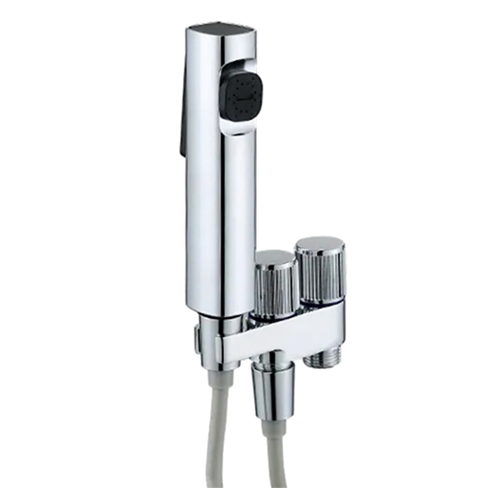 Qyaukm Bathroom Sprayer Handheld Bidet with Hook in Gunmetal Grey ...