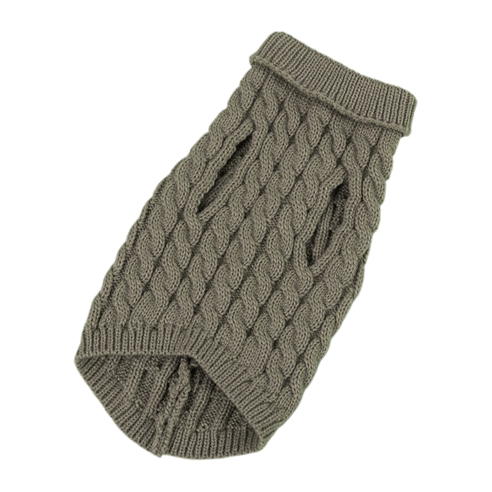 Qyaukm Dog Sweater Winter Warm Clothes, Soft Knit Coat for Small Medium ...