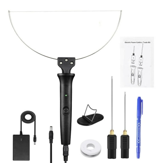 Qyaukm Foam Cutter, Electric Hot Wire Cutting Tool with 8-In-1 Tips for ...