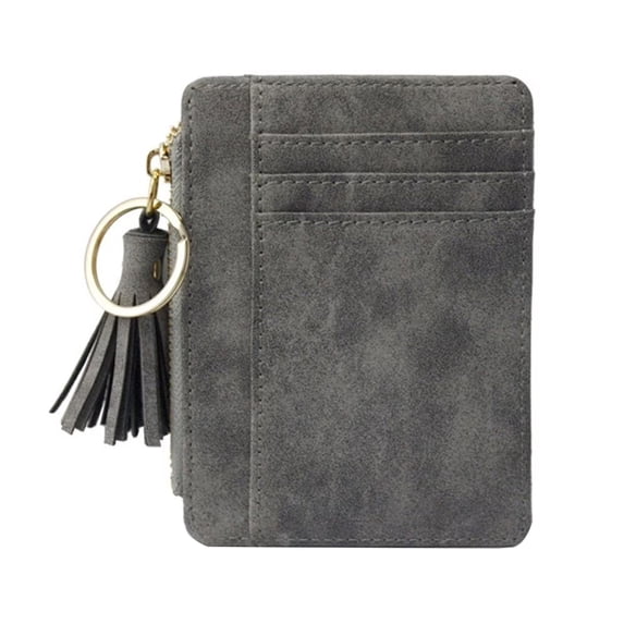 Qyaukm Keychain Wallet, Card Holder, Small Purse for Keys, ID, Credit ...