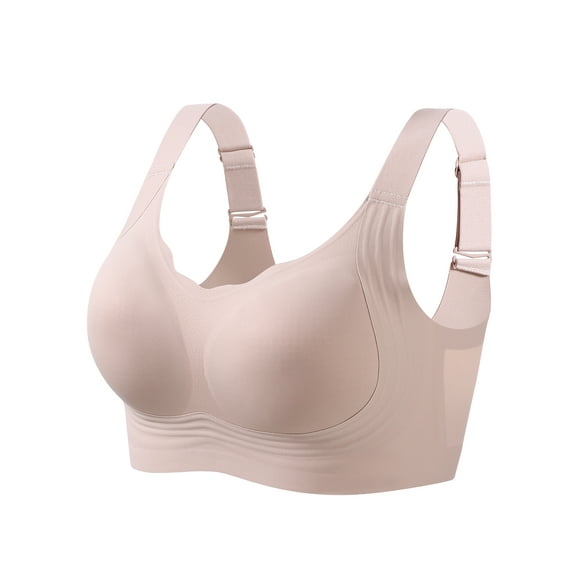 Censtreet Womens Wireless Jelly Bra Supportive Seamless Bras Full ...