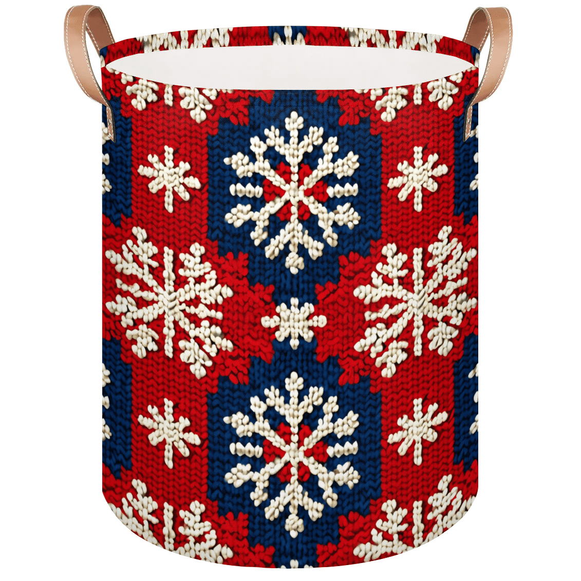 Qzaxky Christmas Snowflake Boho Laundry Basket Laundry Hamper Organizer ...
