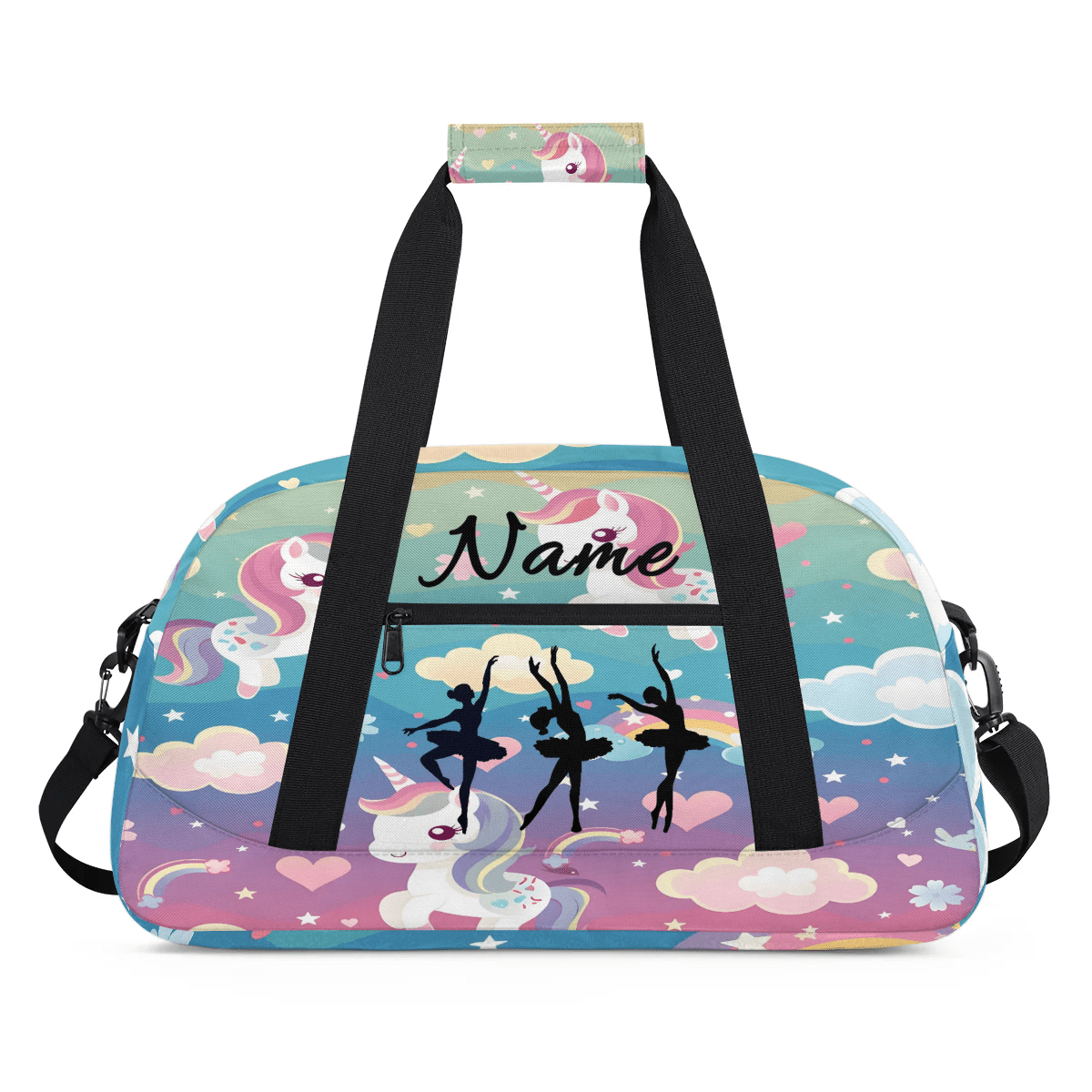 Qzaxky Custom Dance Bag Personalized Gym Bag Duffle Bag Large Dance Bag ...