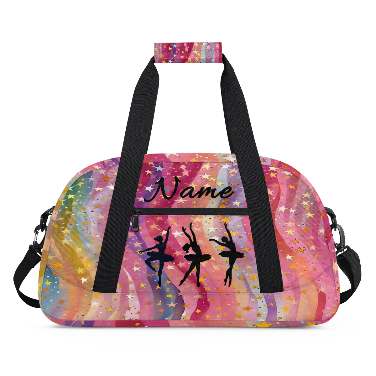 Qzaxky Custom Dance Bag Personalized Gym Bag Duffle Bag Large Dance Bag ...
