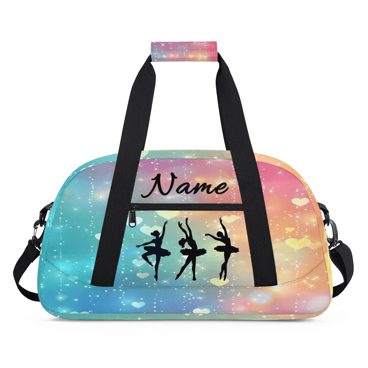 Qzaxky Custom Dance Bag Personalized Gym Bag Duffle Bag Large Dance Bag ...