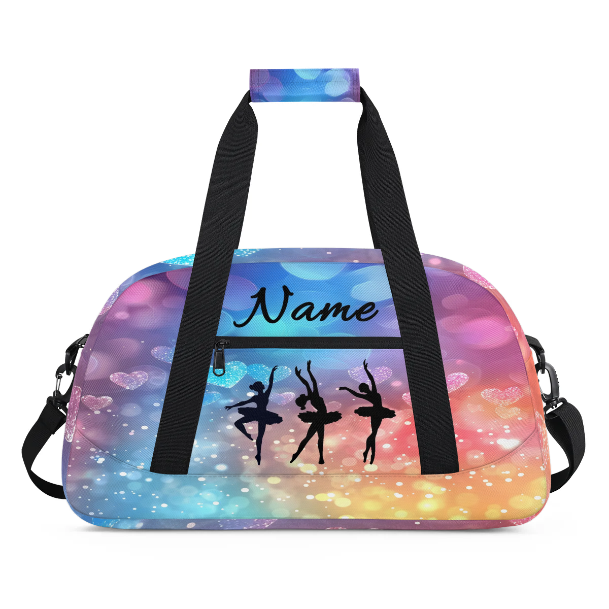 Qzaxky Custom Dance Bag Personalized Gym Bag Duffle Bag Large Dance Bag ...