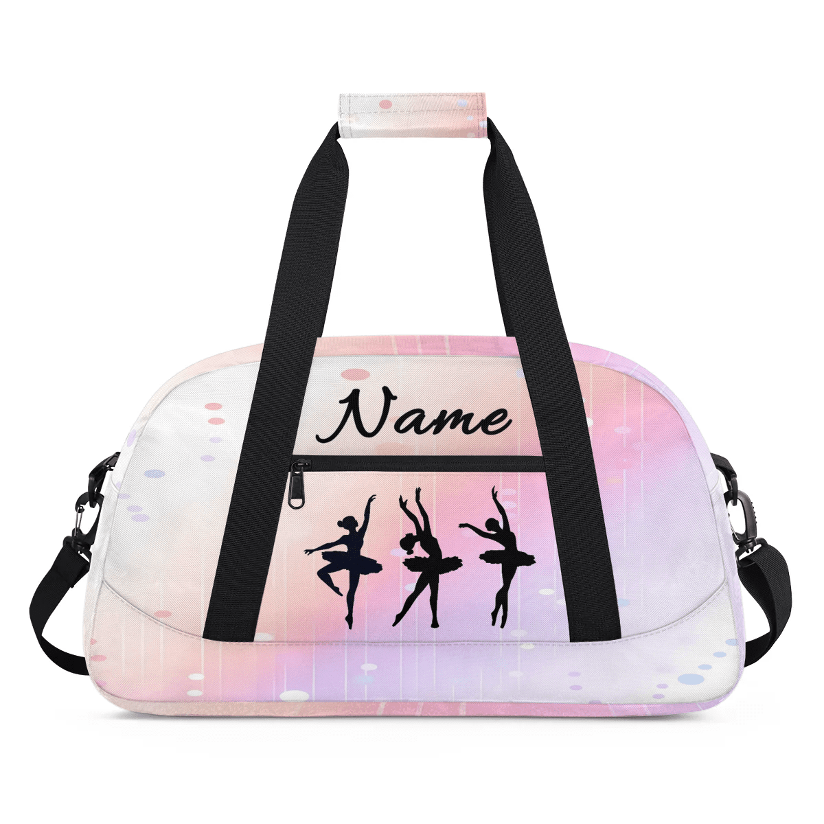 Qzaxky Custom Dance Bag Personalized Gym Bag Duffle Bag Large Dance Bag ...