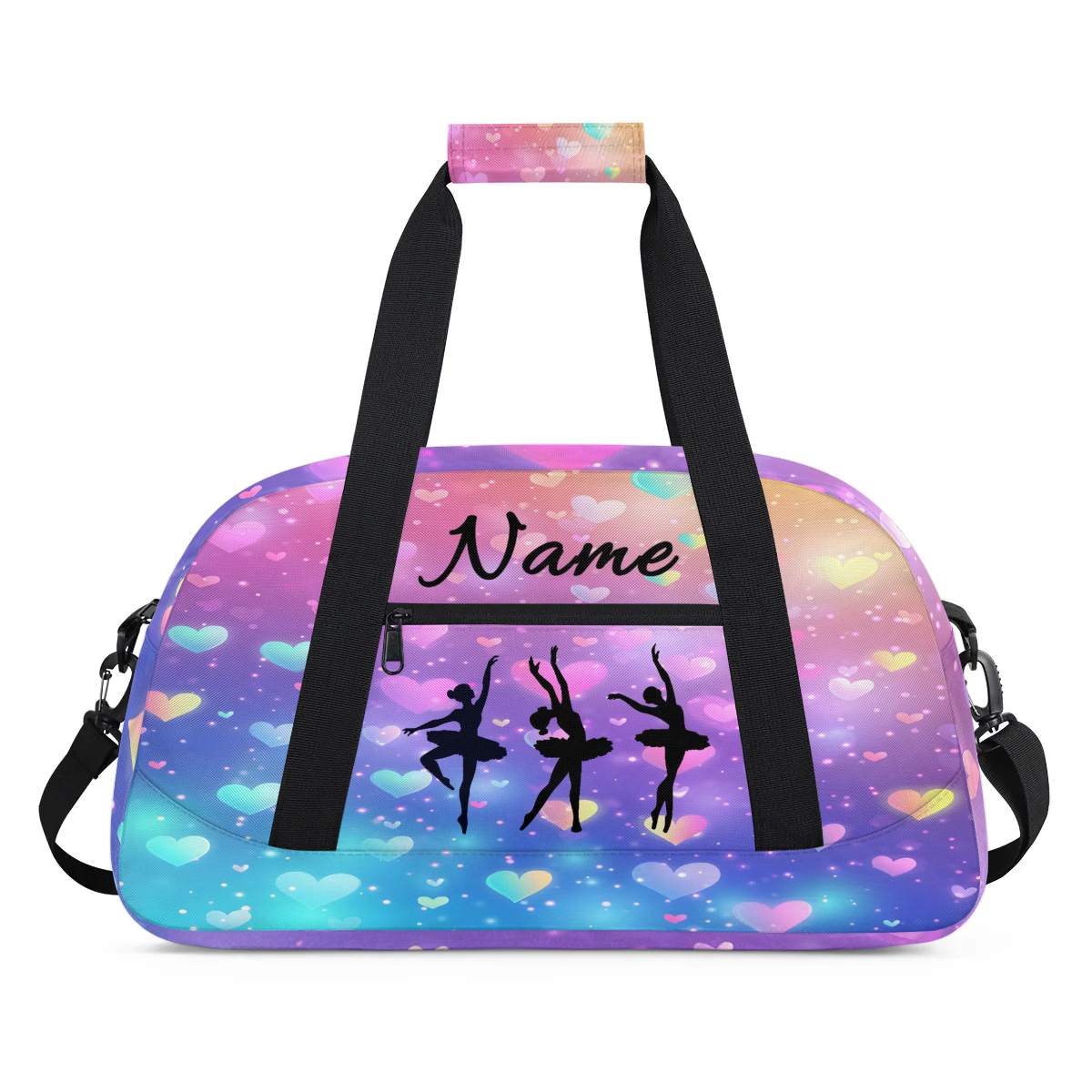 Qzaxky Custom Dance Bag Personalized Gym Bag Duffle Bag Large Dance Bag ...