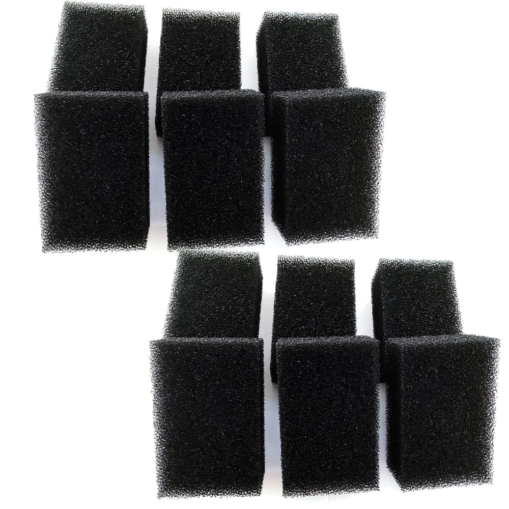 Qzbhct 12 Pack Foam Sponge Insert Cut-to-Size Filter Foam Sponges for ...