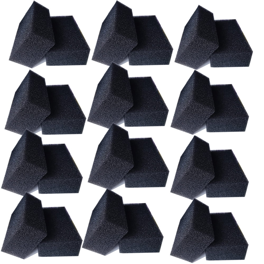 Qzbhct 24 Pack Foam Sponge Insert Cut-to-Size Filter Foam Sponges for ...