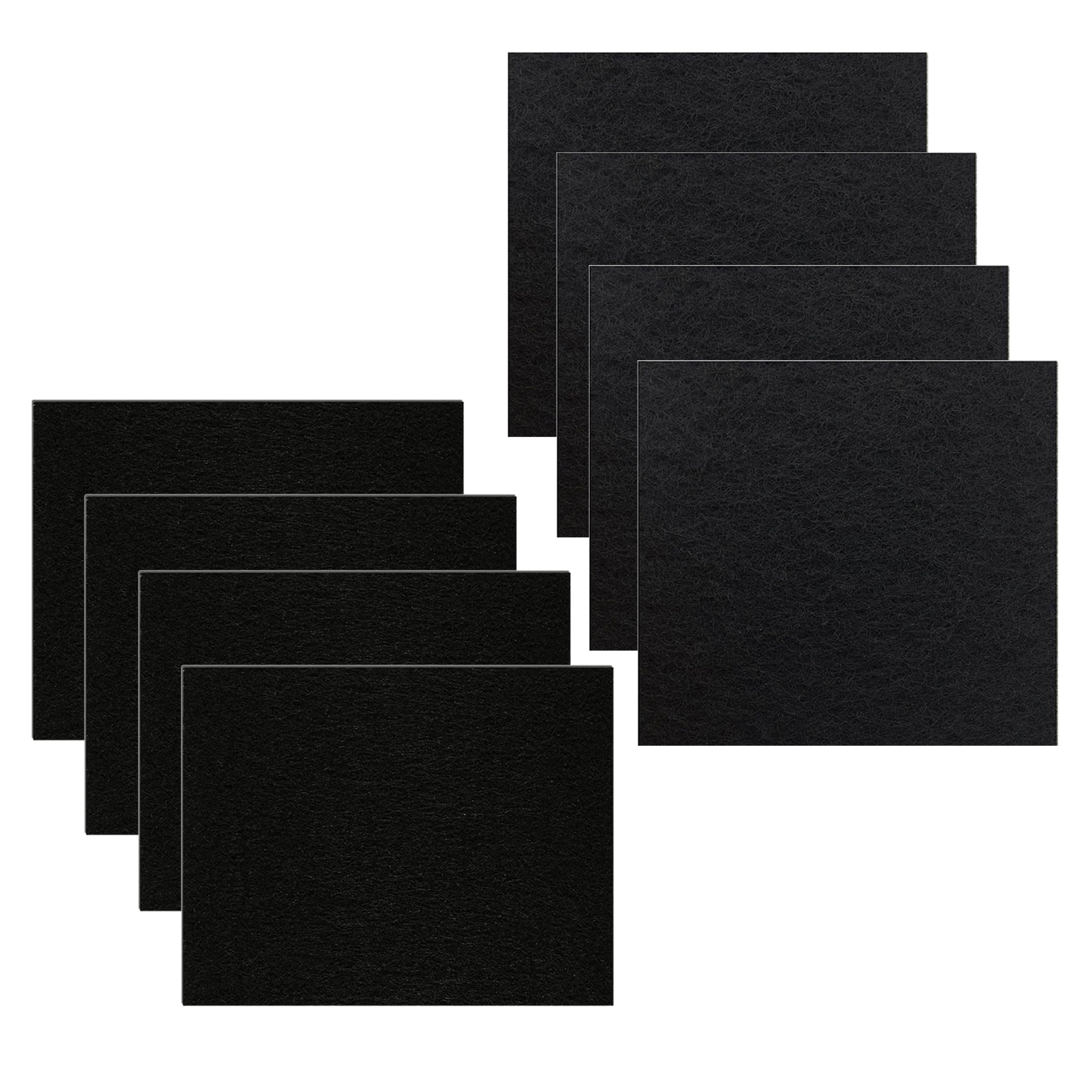 Qzbhct 4 Activated Carbon Filters for Hooded Cat Litter Box Pans, 4 ...