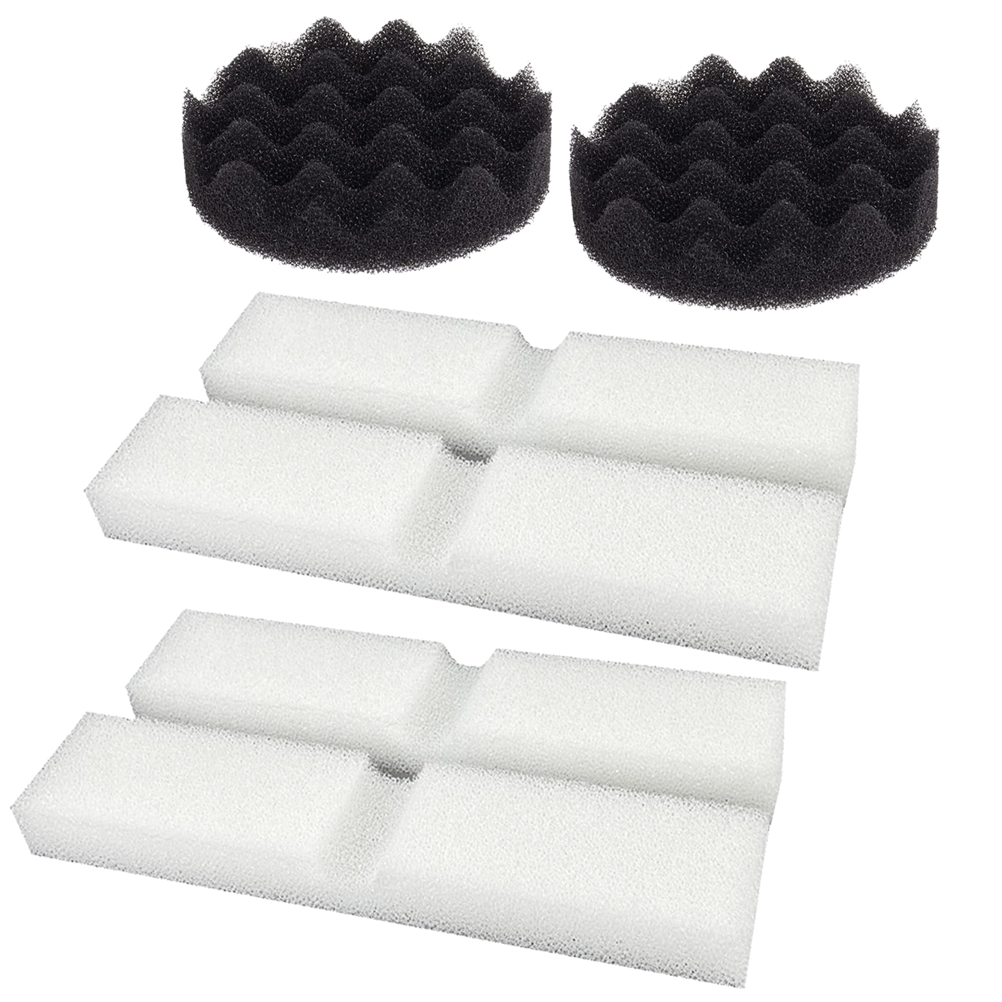 Qzbhct 4 Foam Filter Pad 2 Bio-Foam Pads for Fluval Fx4 FX5 FX6 ...