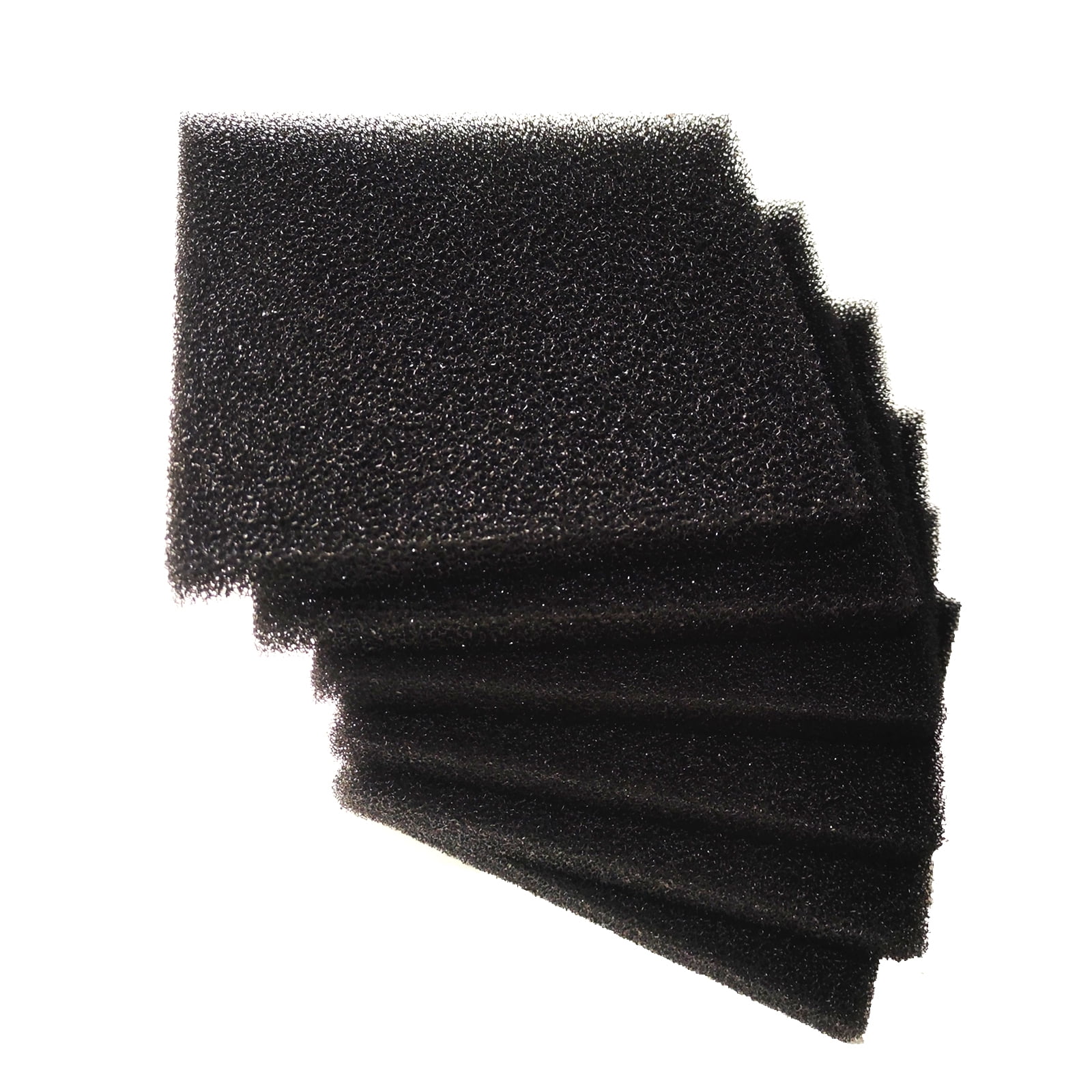Qzbhct 6 Pack Aquarium Bio Fitler Media Sponge Foam Pad, 6.28 x 5.5 x 0 ...
