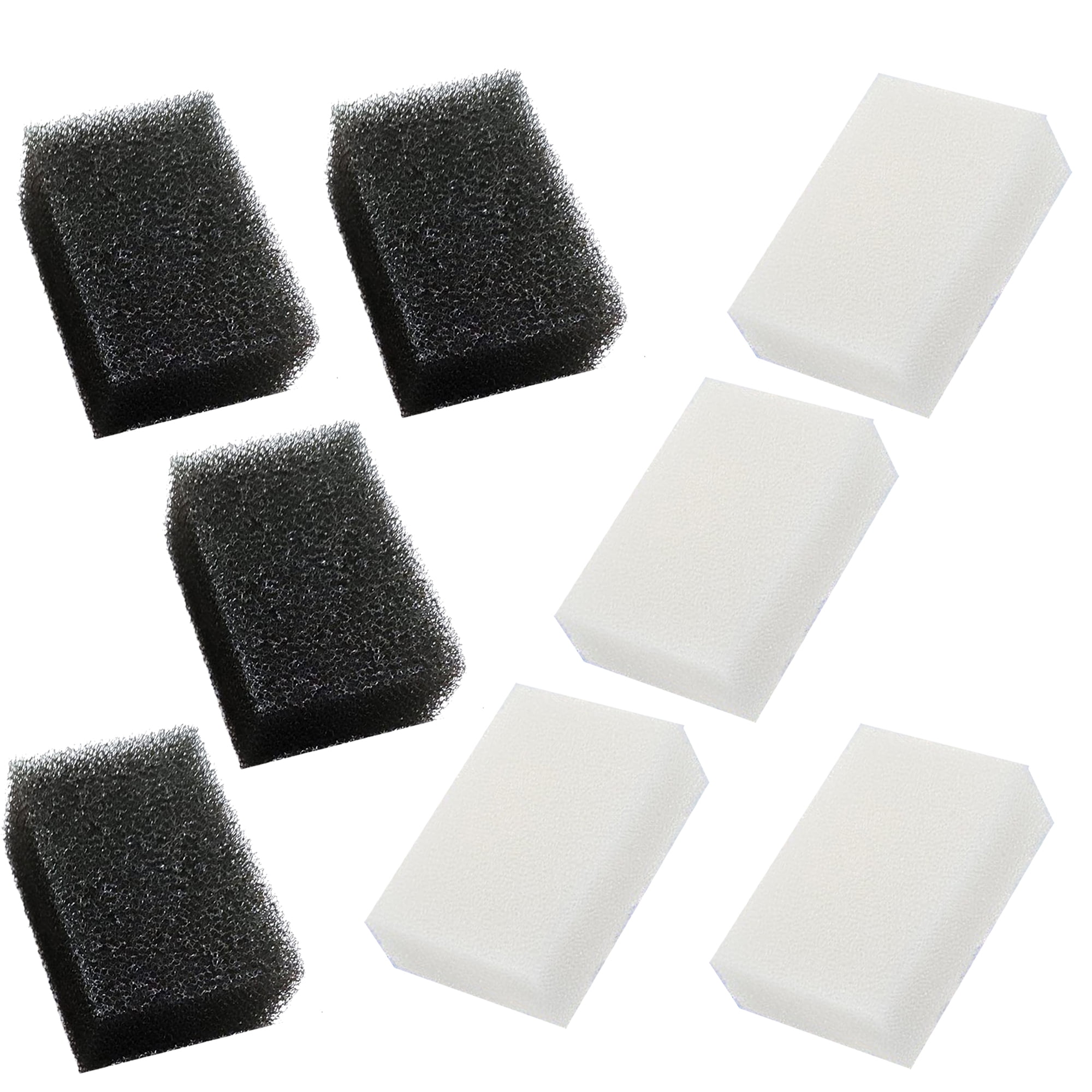 Qzbhct 8 Pcs Black & White Foam Filter Pads for Aqua Clear 70 300 ...