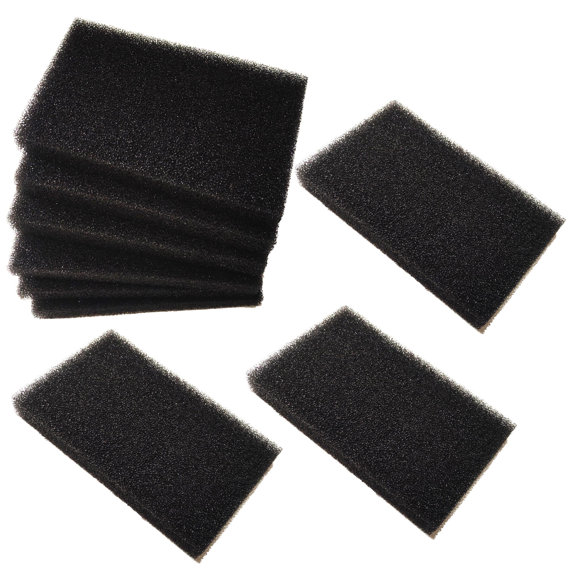 Qzbhct 9 Pack Aquarium Bio Filter Media Sponge Foams, 6.28 x 4 x 0.78 ...