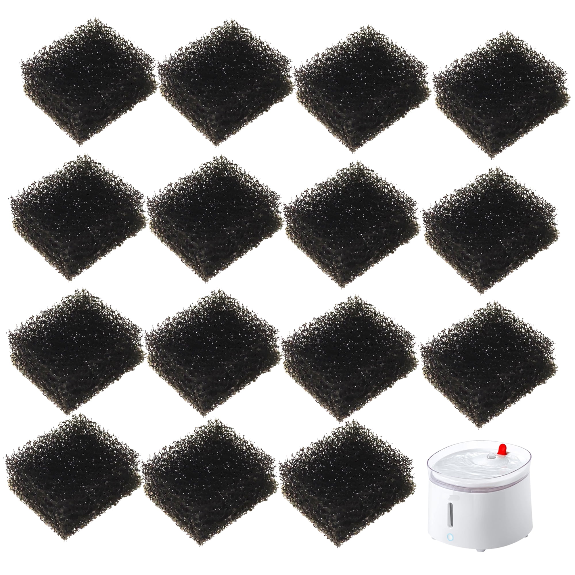Qzbhct Pet Replacement Pre Filter Sponges for 68oz/2L Pet Water ...