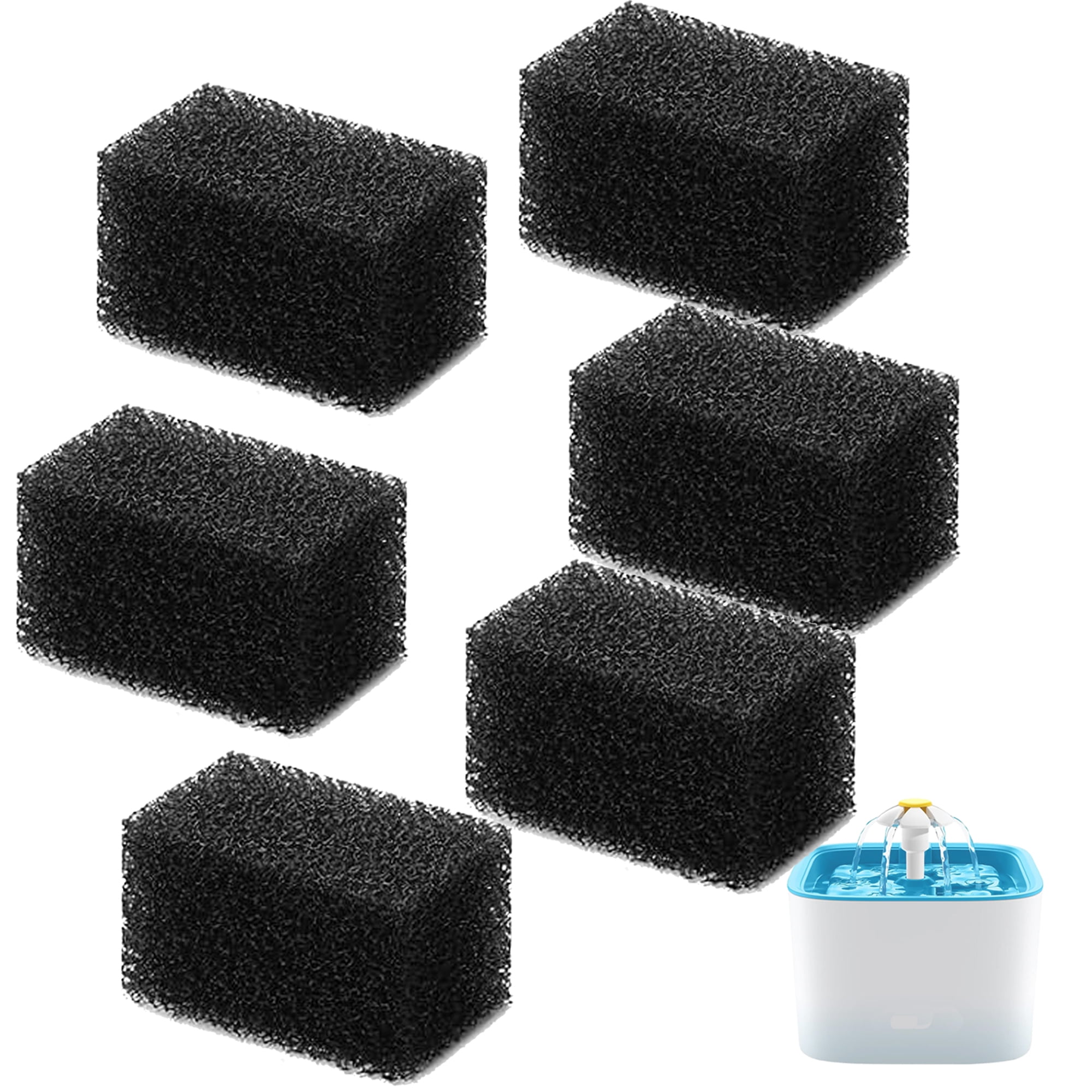 Qzbhct Pet Replacement Sponge Filters Replacement Pre Filter Sponges ...