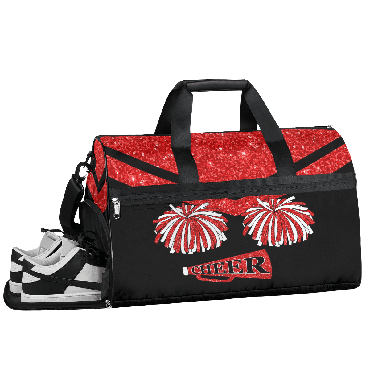 Qzjjjmy Cheerleader Bag for Girl Women Cheer Travel Duffle Bag with ...