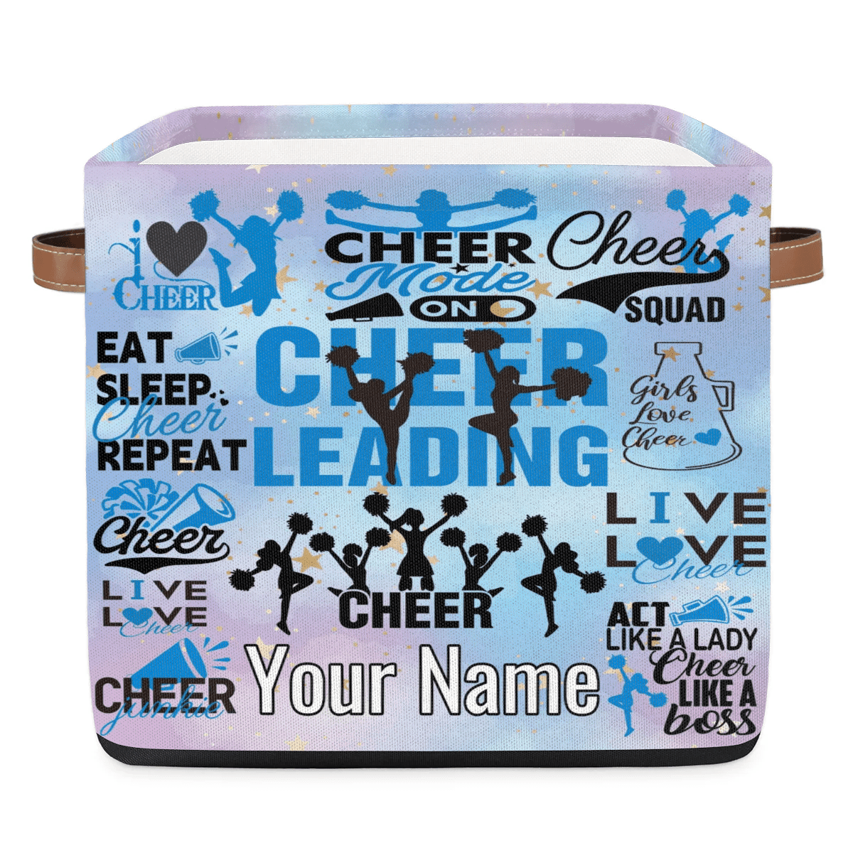 Qzjjjmy Personalized Cheerleading Storage Basket for Girls Custom Cheer ...