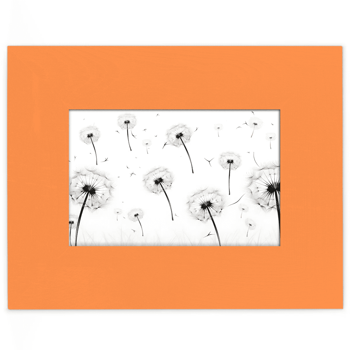 Qzjjjmy Rectangle Picture Frames 4x6 Orange Photo Frames for Wall ...