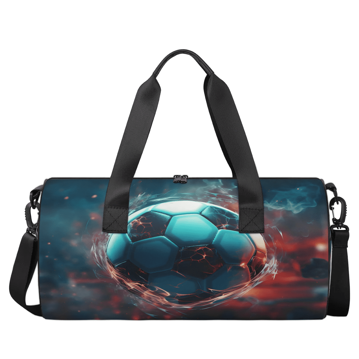 Qzjjjmy Soccer Bag for Boys Football Foldable Sport Duffel Bag Kids Men ...
