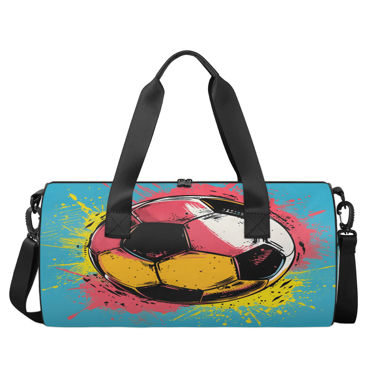 Qzjjjmy Soccer Bag for Boys Sport Duffel Bag Kids Men Girl Gym Bag ...