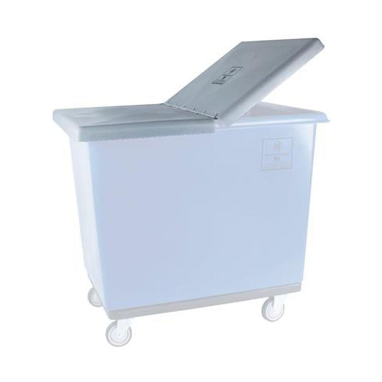 R&B Wire Products 4612HLG Hinged Poly Lid for 12 Bushel Vinyl & Poly ...