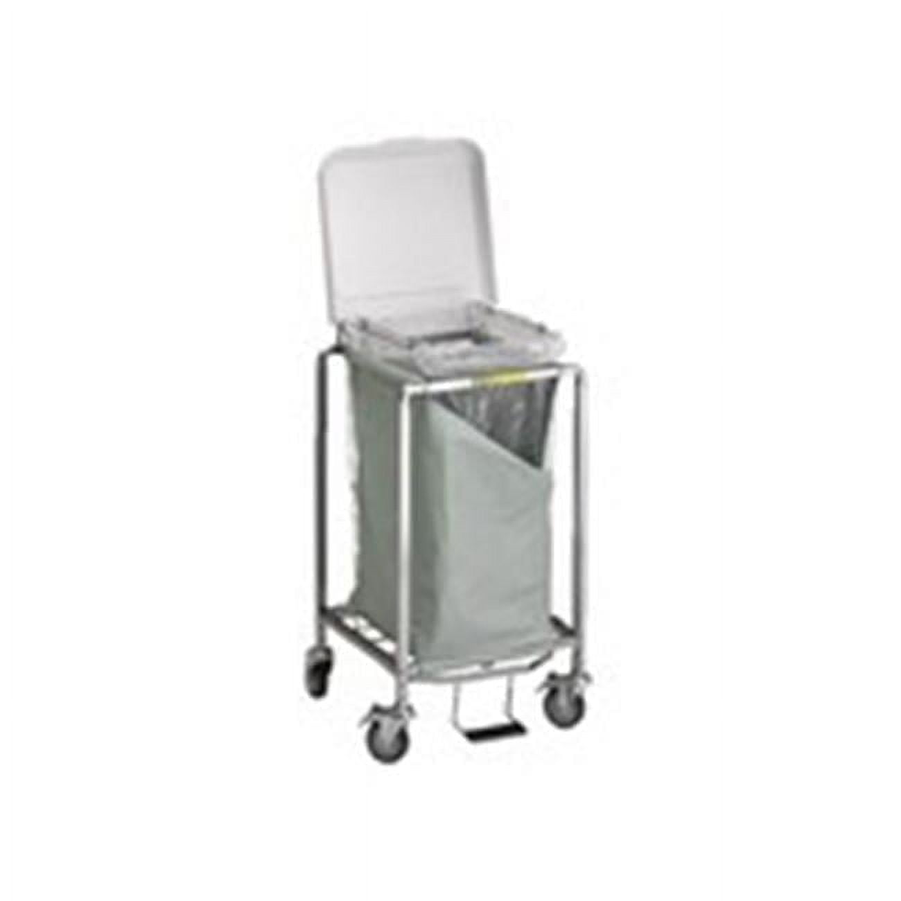 R&b Wire Products Single "Easy Access" Hamper with Foot Pedal, No Bag ...