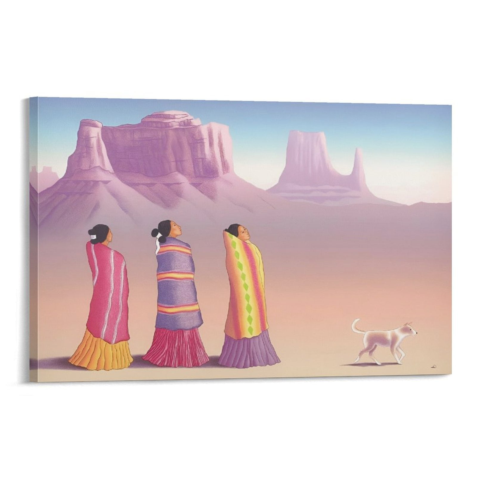 R.C. GORMAN Navajo Return Huge Poster Painting Canvas Poster Wall Art ...