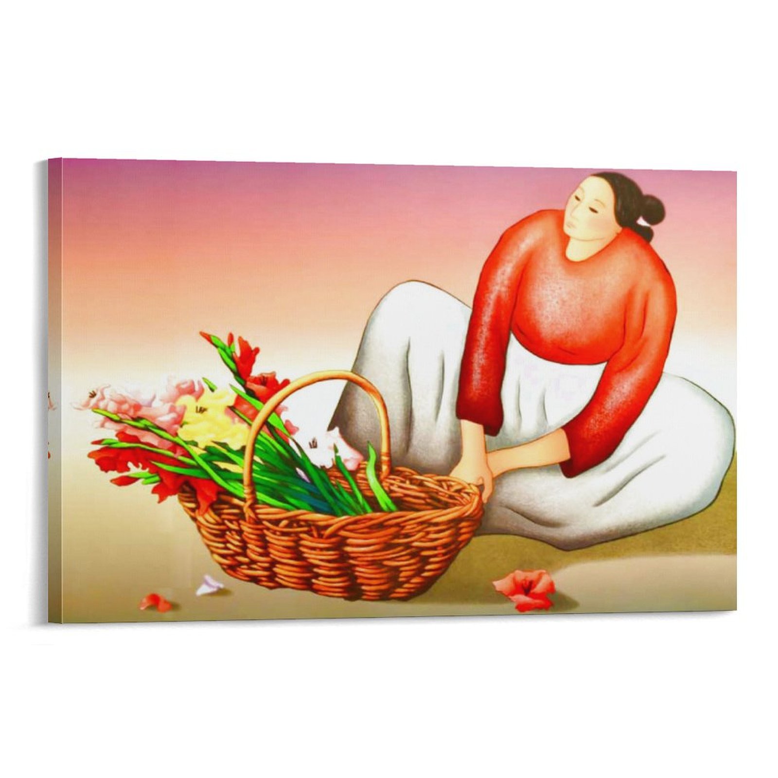R.C. Gorman Gladia 1990 Canvas Wall Art Poster Decorative Bedroom ...