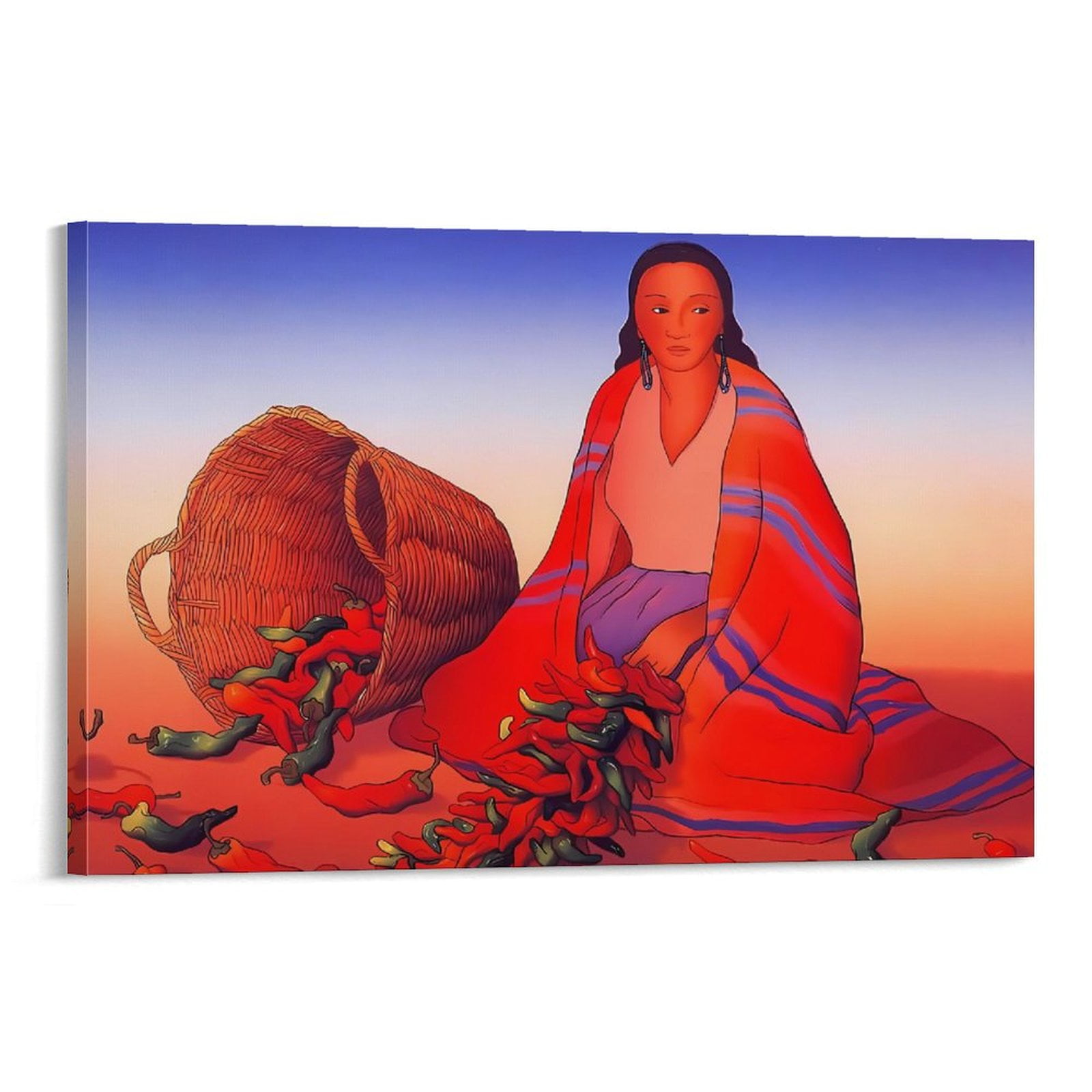 R.C. Gorman Poster Painting On Canvas Wall Art Poster Scroll Picture ...