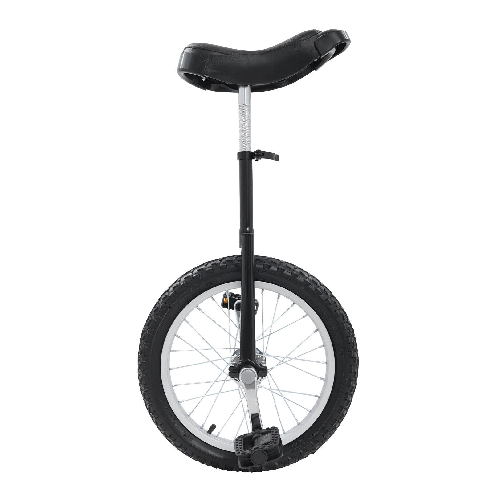 16 Inch Unicycle for Kids & Adults - Adjustable Height (28-32") with ...