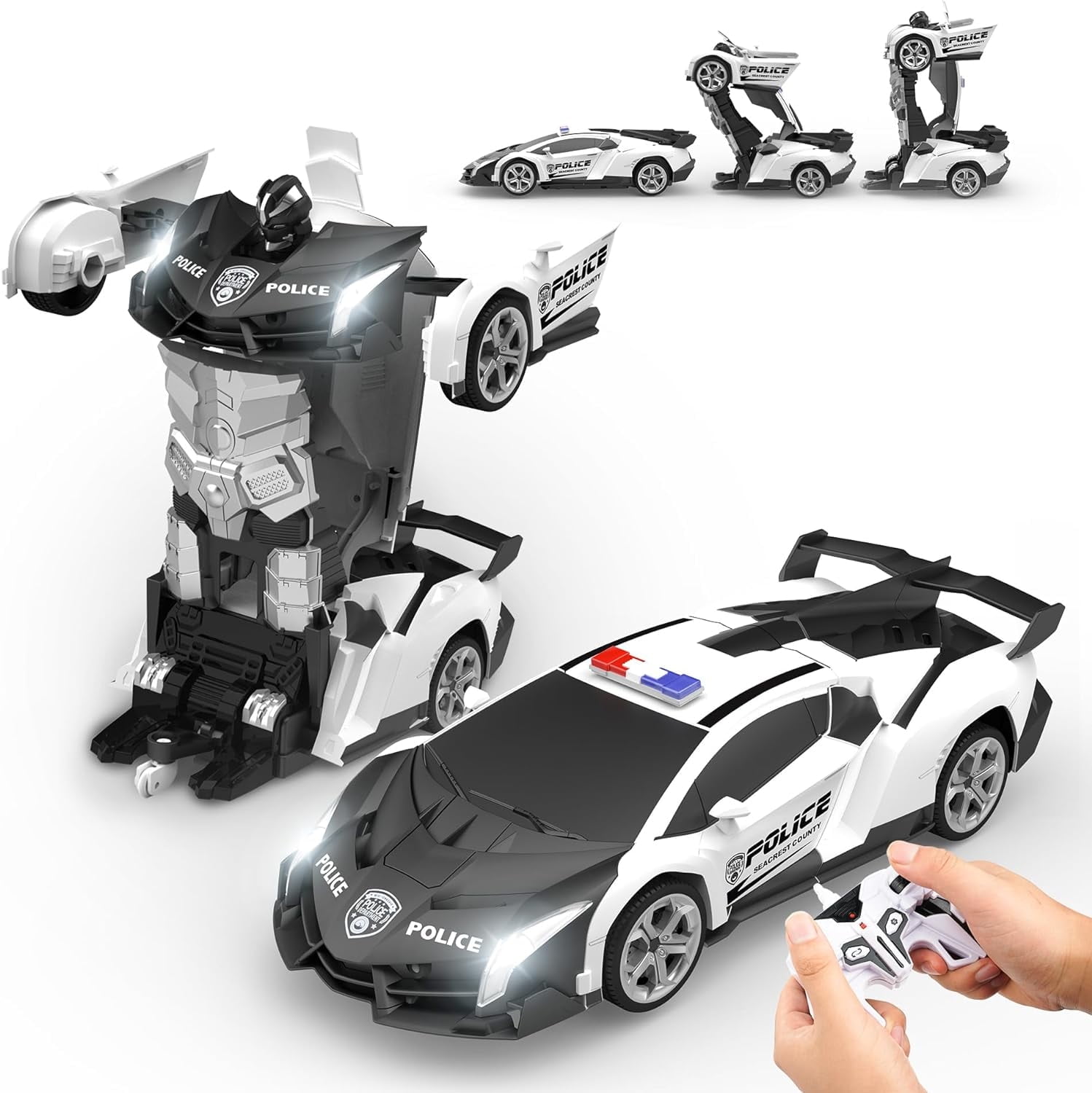R Choi's Remote Control Cars, Transforming Robot RC Cars for 5-8 ...