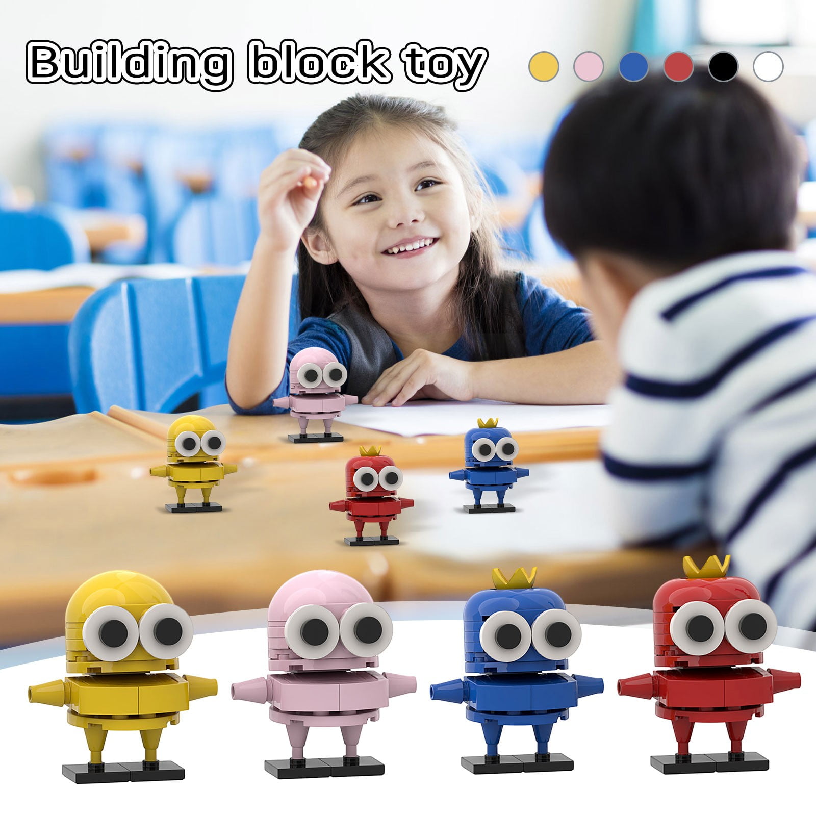 R.E.P.O Robot Figurine Building Block Set Multi-Jointed Movable Robot ...