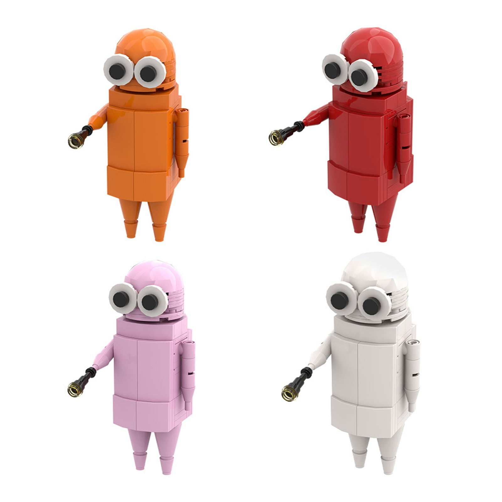 R.E.P.O Robot Figurine Building Block Set Multi-Jointed Movable Robot ...