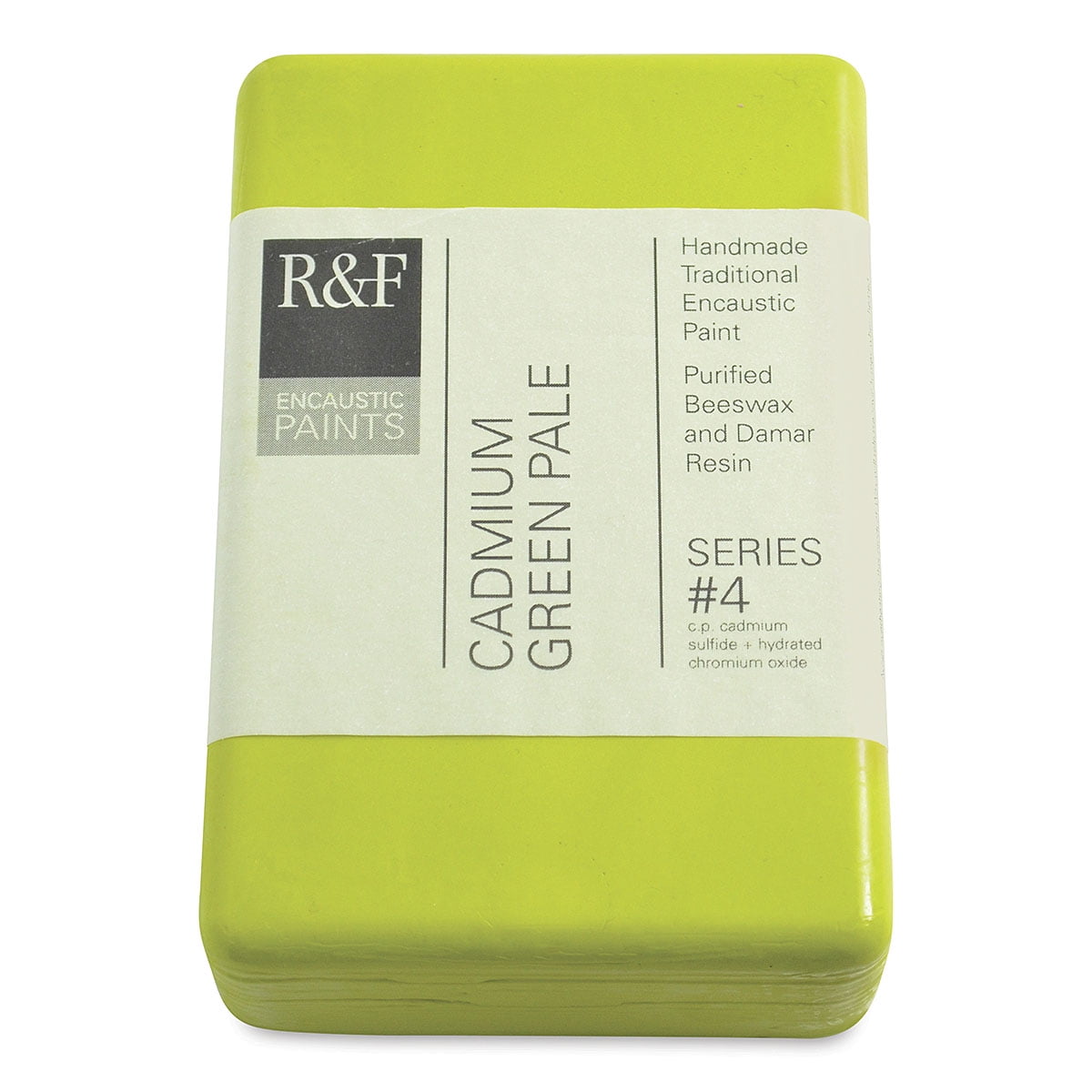 R&F Encaustic Paint Block - Cadmium Green Pale, 333 ml block - Walmart.com