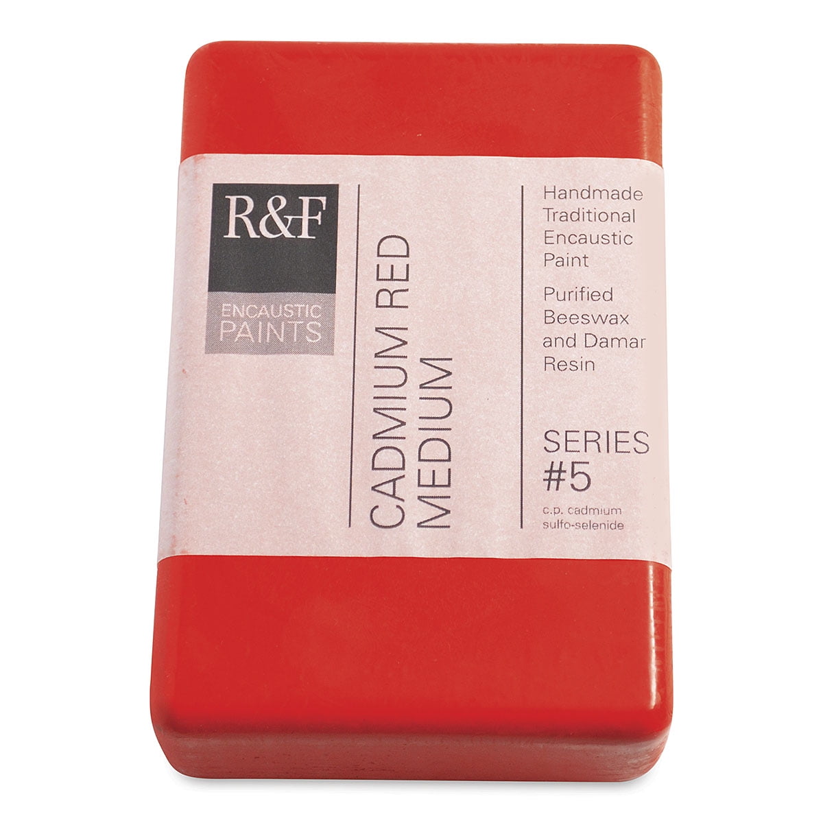 R&F Encaustic Paint Block - Cadmium Red Medium, 333 ml block - Walmart.com