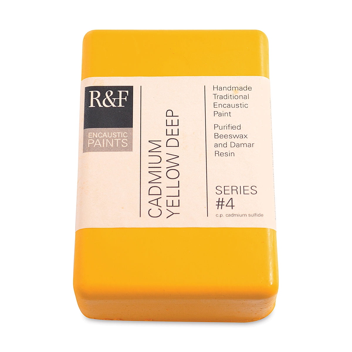 R&F Encaustic Paint Block - Cadmium Yellow Deep, 333 ml block - Walmart.com