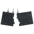 R-Go Split Ergonomic Keyboard, QWERTY (US), Black, Wired USB Keyboard ...