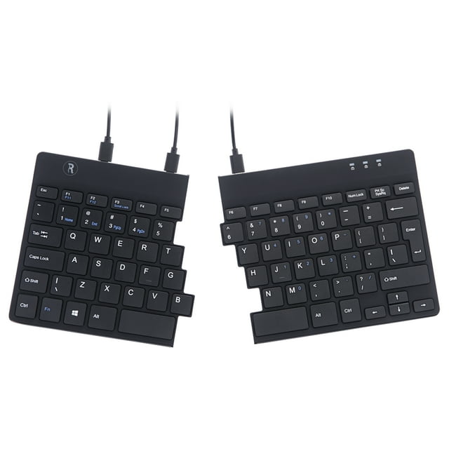 Free Shipping! R-Go Split Ergonomic Keyboard, QWERTY (US), Black, Wired ...