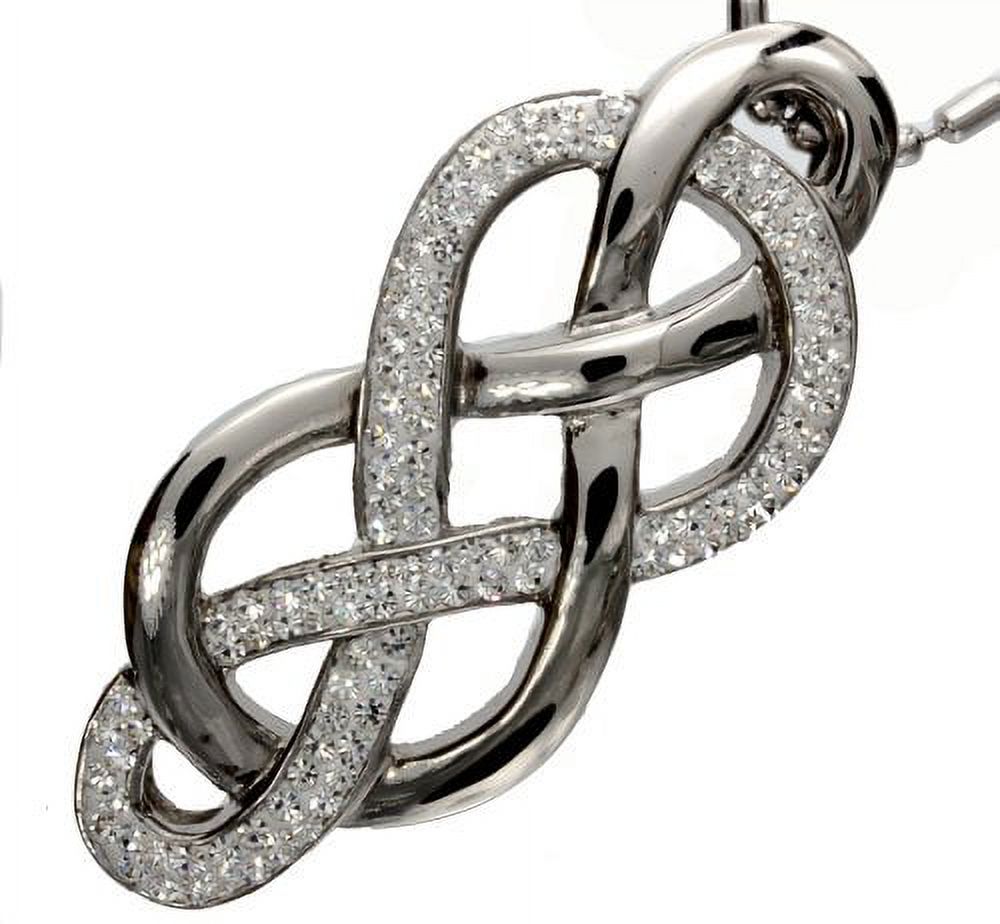 R.H. Jewelry Women's Large Infinity Symbol Stainless Steel Pendant ...