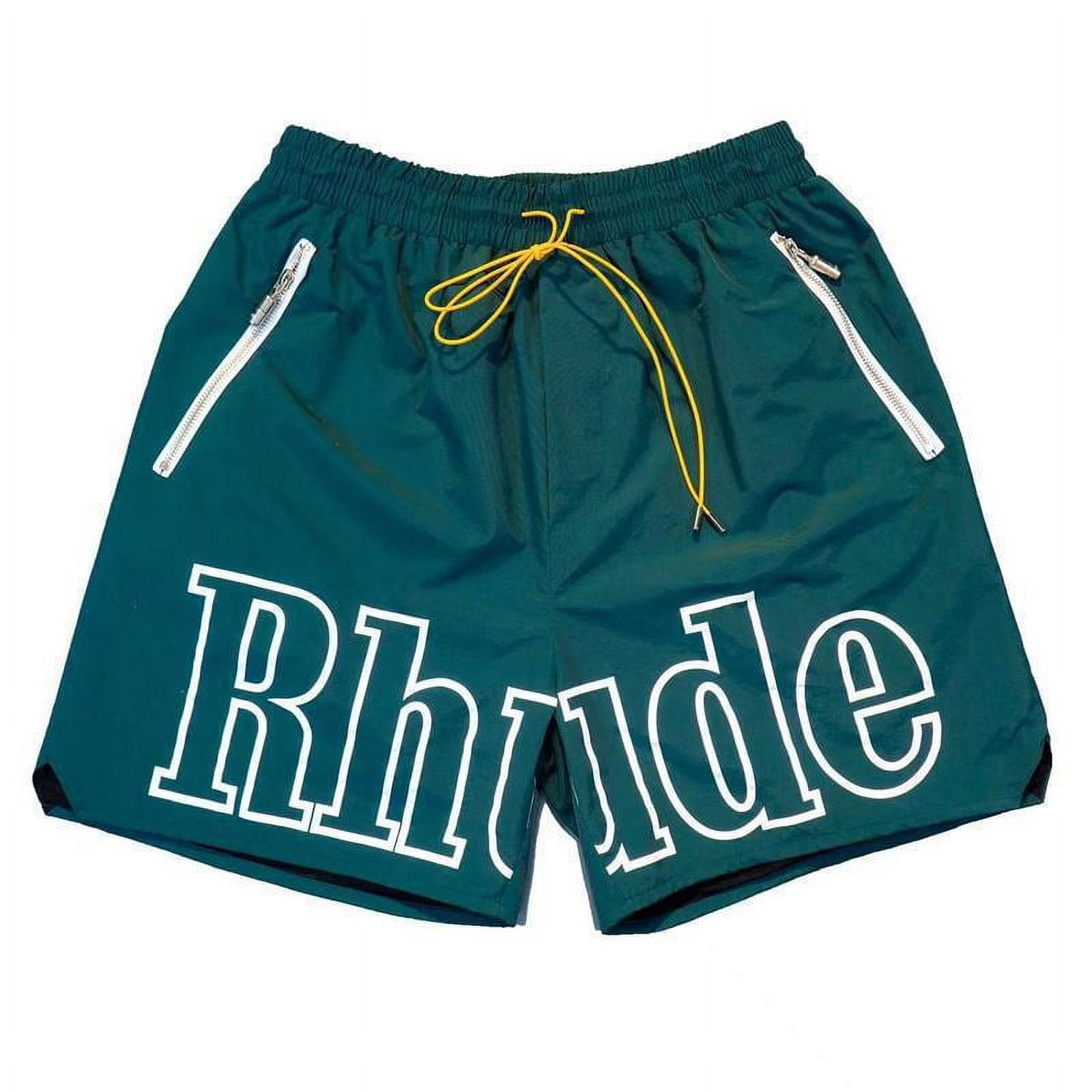 R-HUDE letter 3M reflective casual sports shorts for men and women ...