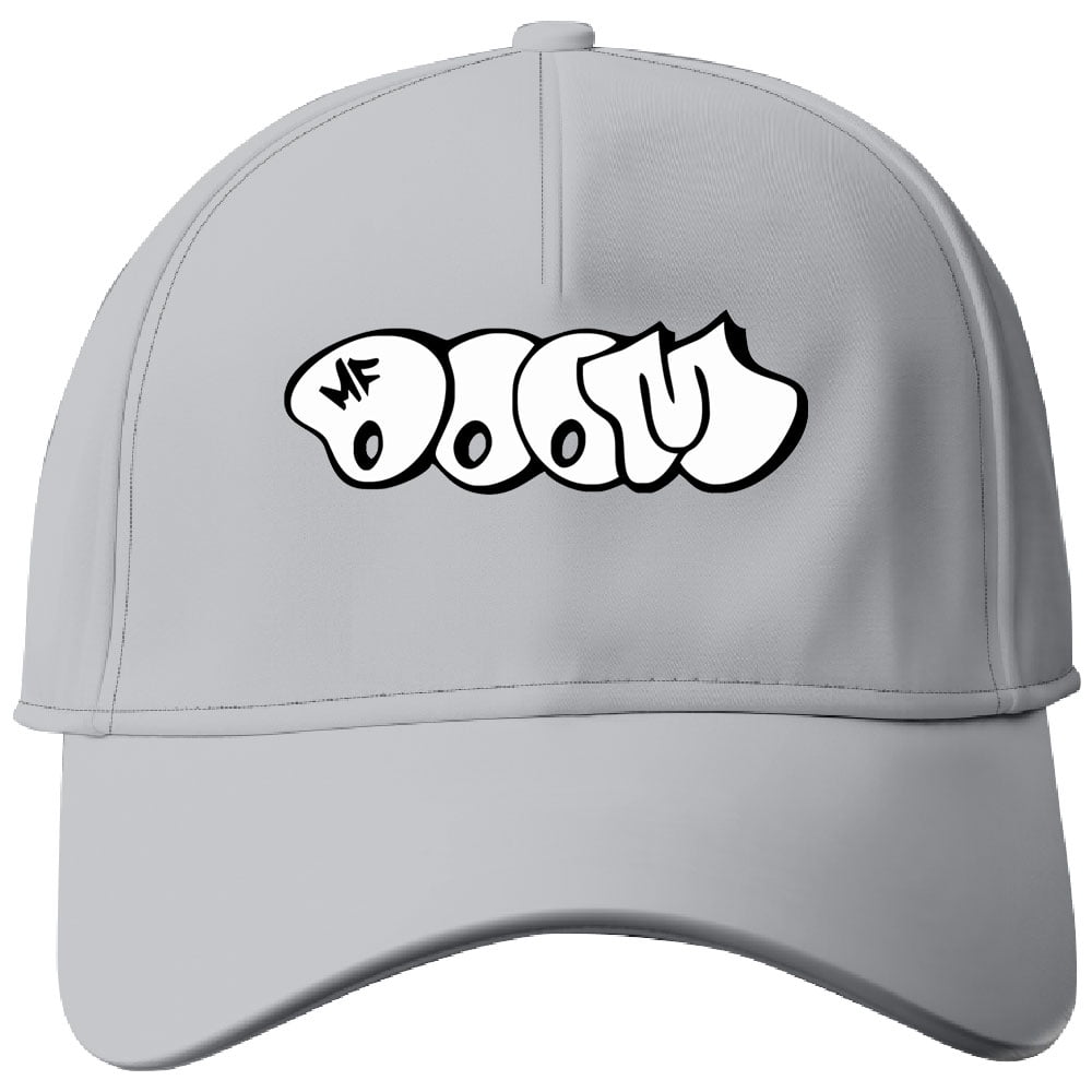 R.I.P MF DOOM White pattern Fashionable curved brim baseball cap ...