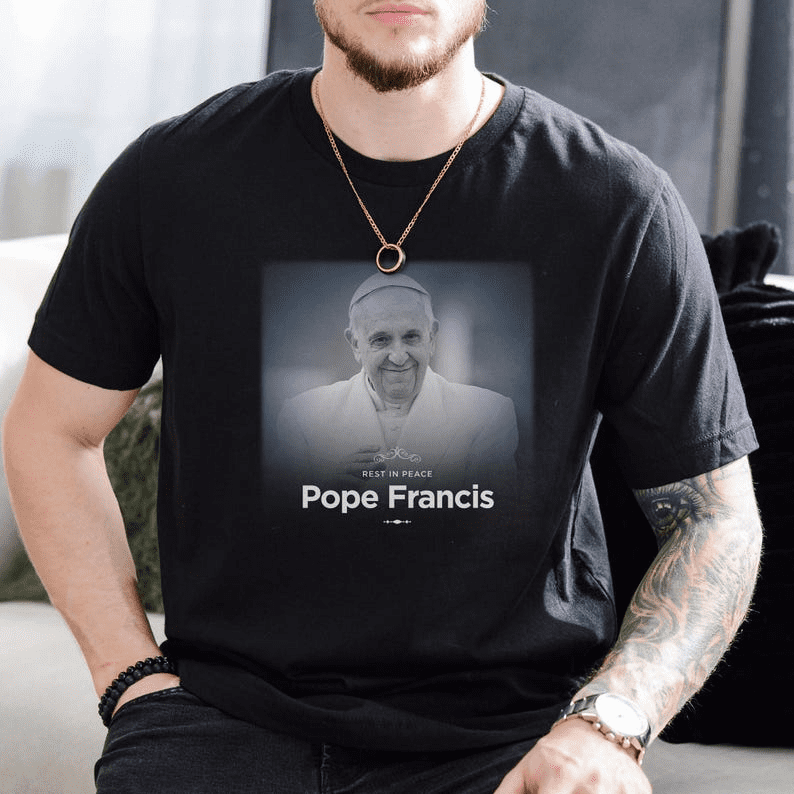 R.I.P Pope Francis, Vicar of Christ t-shirt, tees, Catholic 1936 2025 God Bless Tee - Walmart.com