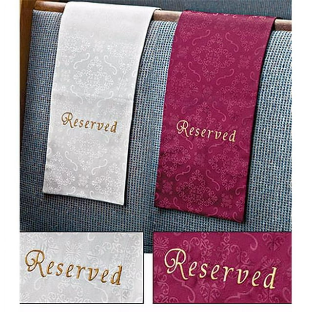 R. J. Toomey 182301 Embroidered Jacquard Reserved Pew Cloth, Black ...