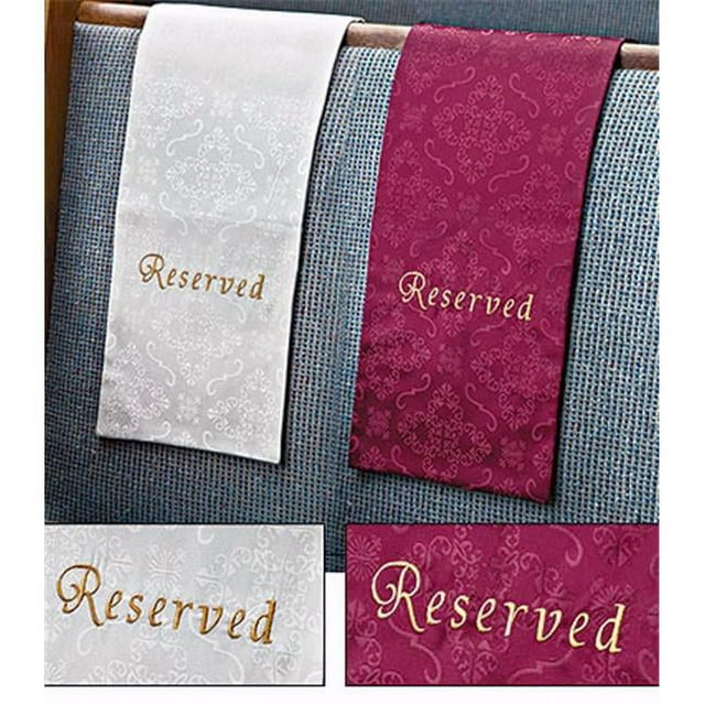 R. J. Toomey 182301 Embroidered Jacquard Reserved Pew Cloth, Black ...