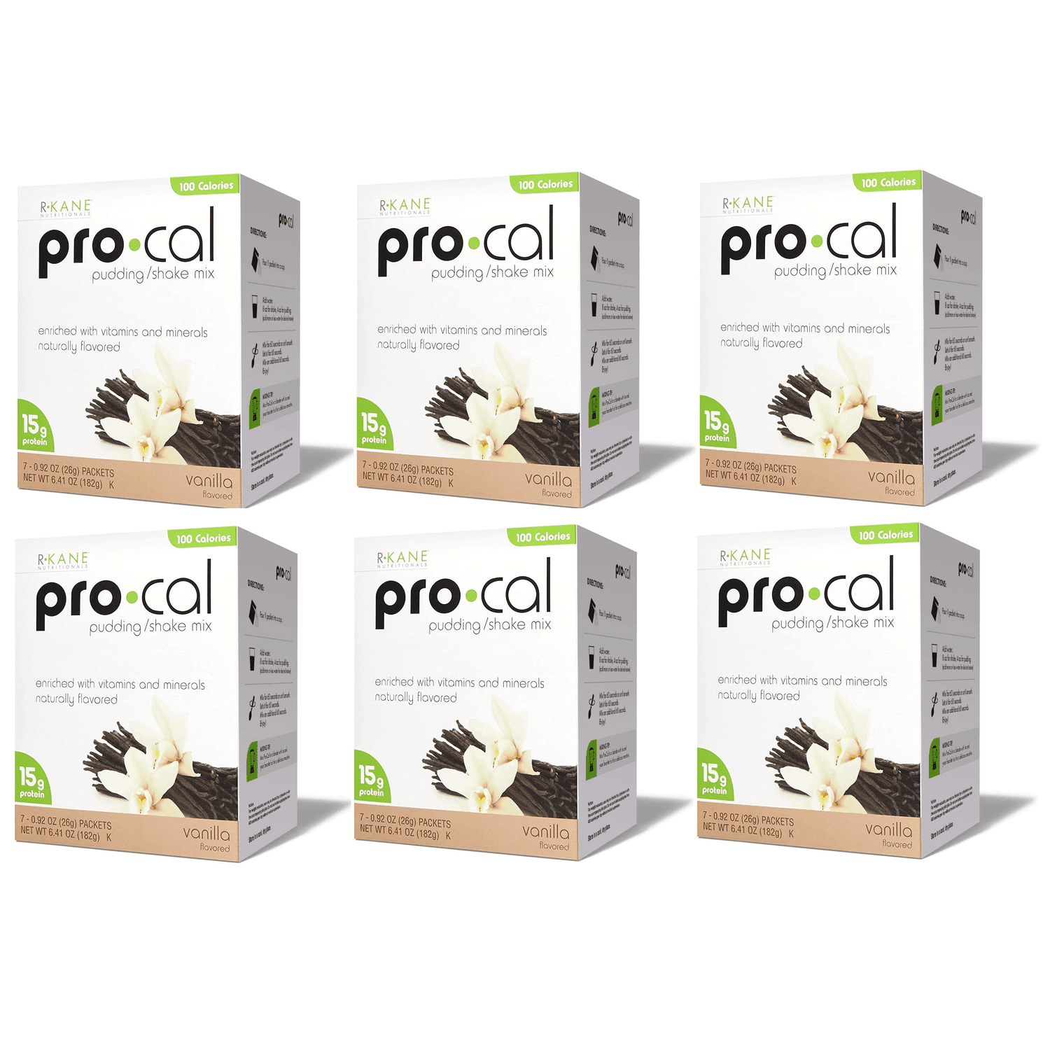 R-Kane Nutritionals Pro-Cal High Protein Shake or Pudding - Vanilla ...