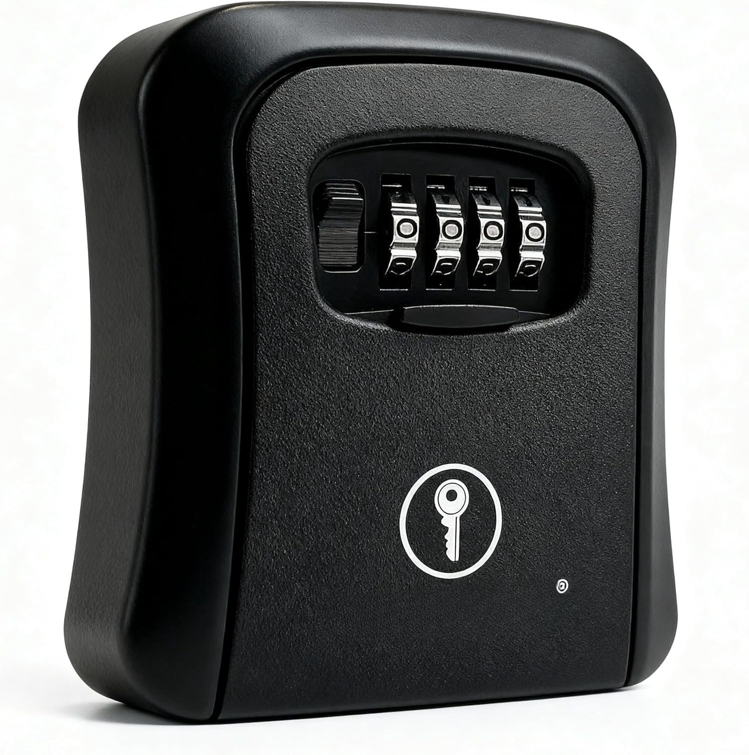 (R) Key Box Wall Mount - Medium Heavy-Duty Metal Safe with 4-Digit ...